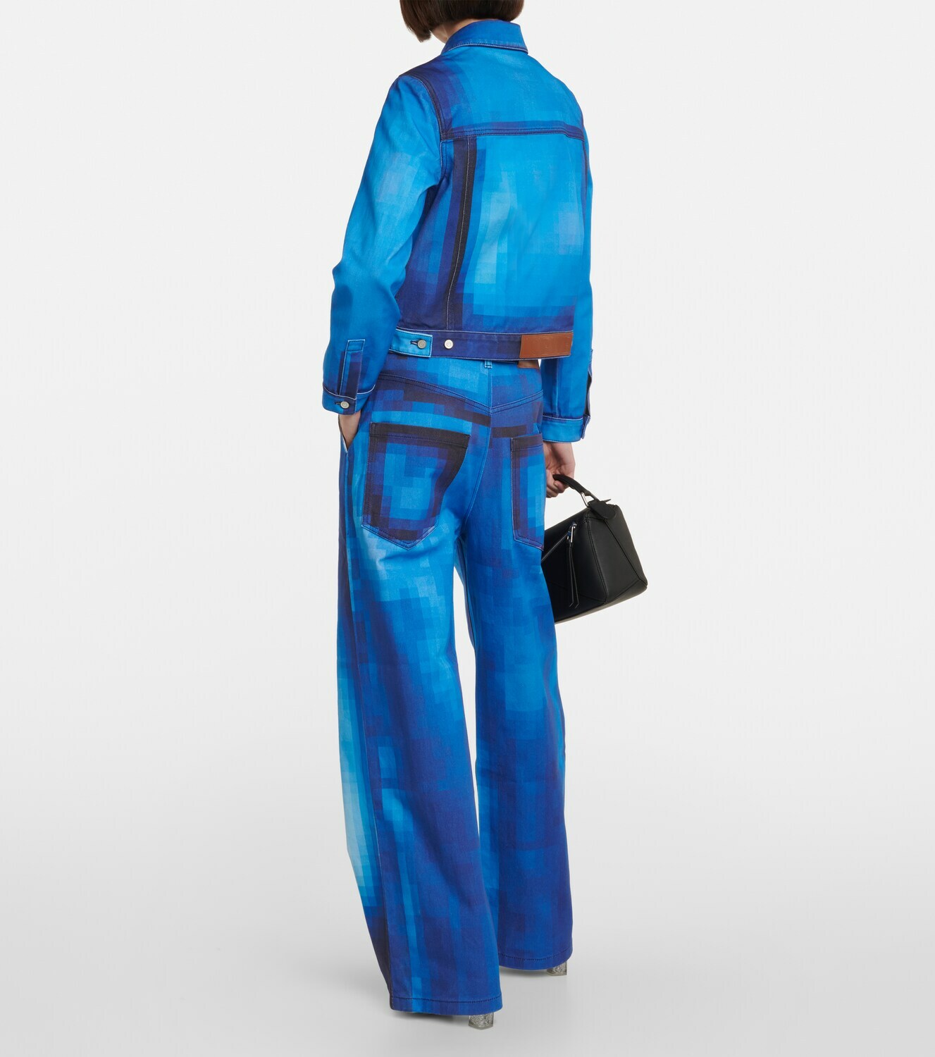 Loewe - Pixelated denim jacket Loewe
