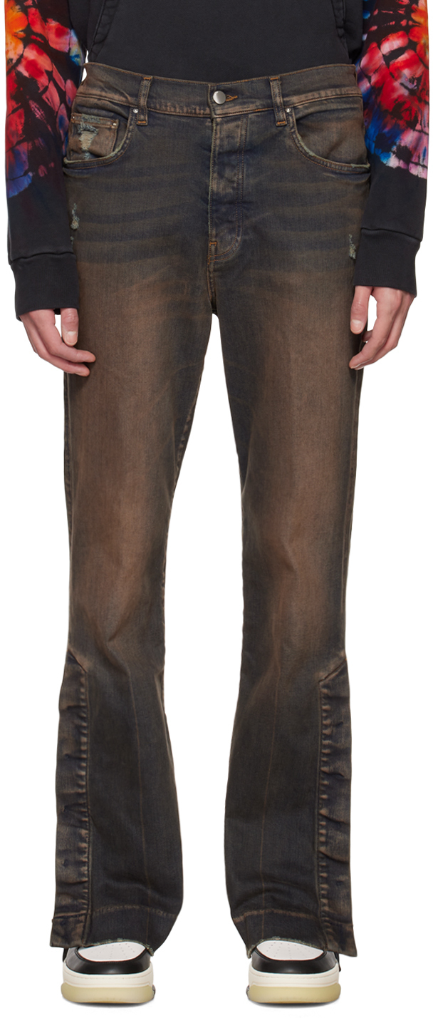 AMIRI Navy Stacked Jeans Amiri