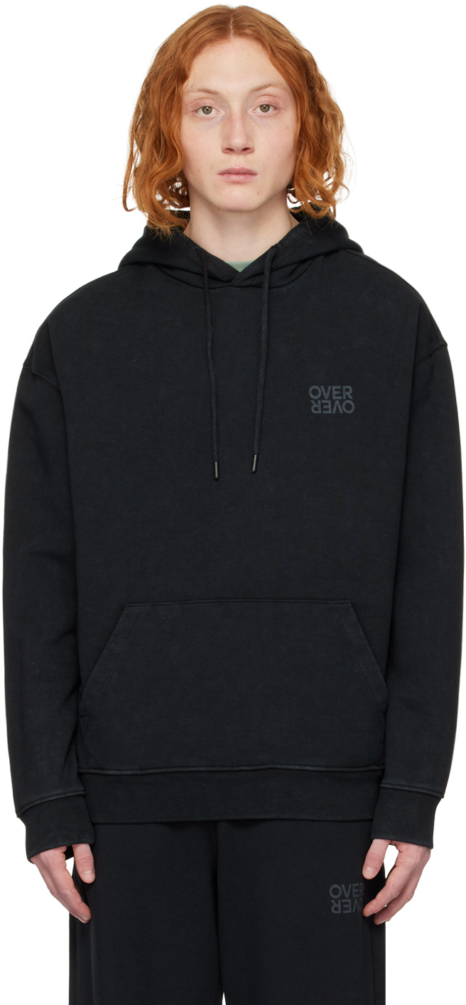 OVER OVER Black Easy Hoodie OVERCOAT