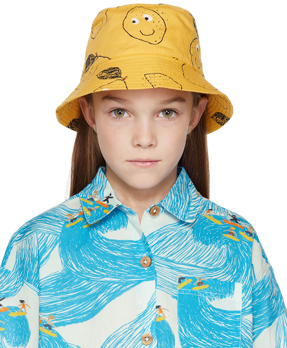 nadadelazos Kids Yellow Lemon & Leaves Hat