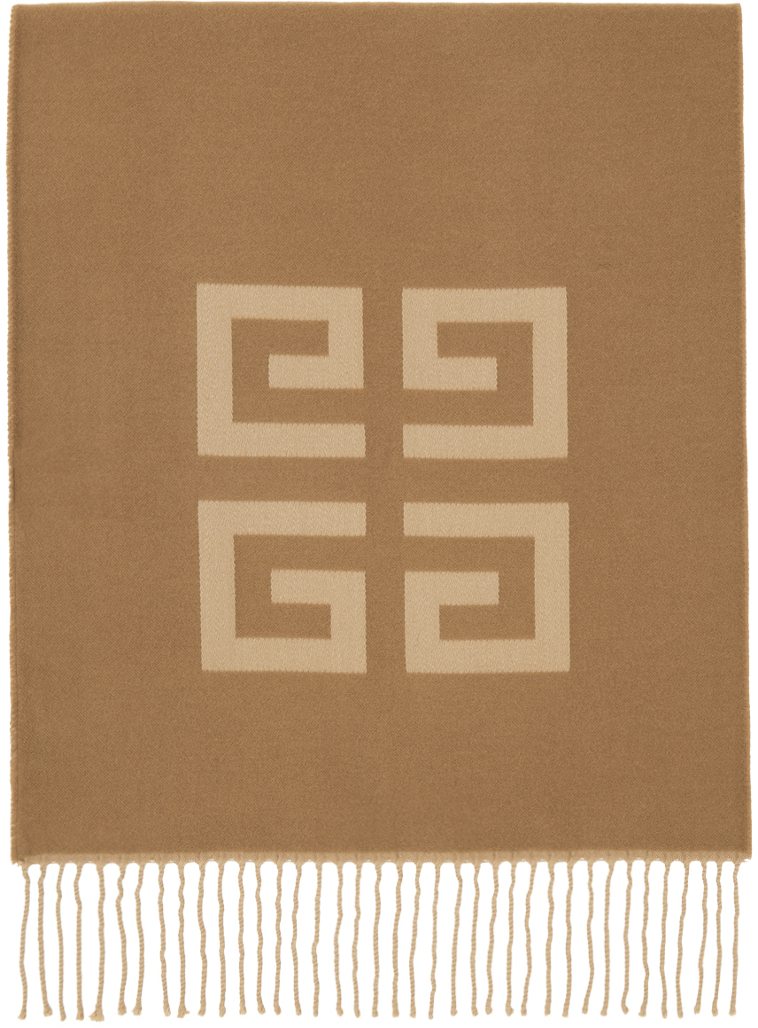 Givenchy Beige 4G Scarf Givenchy