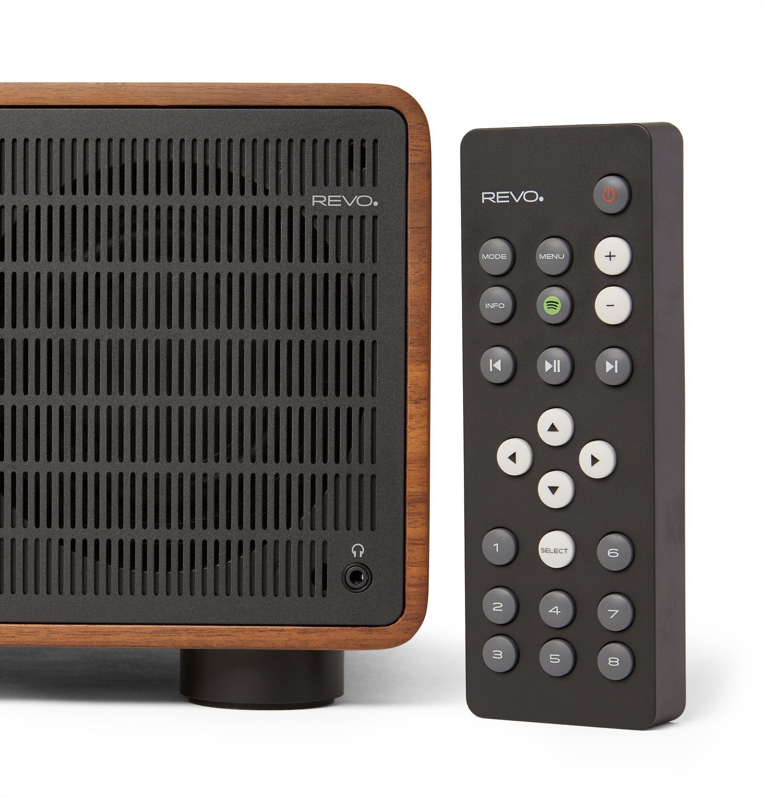 Revo - SuperSystem All-Digital Radio and Music Player - Brown Revo