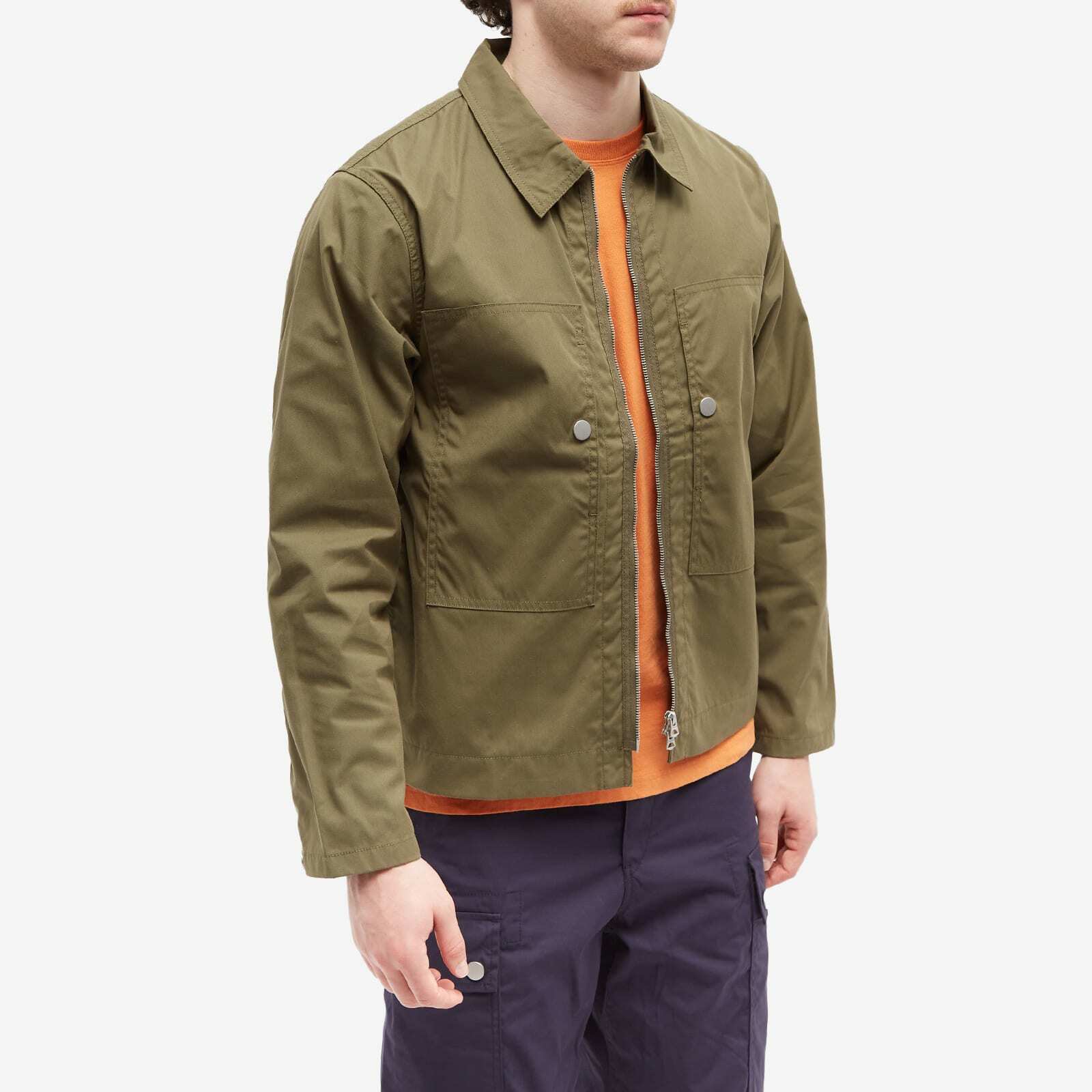 Nigel Cabourn Men's USMC Shirt Jacket in Army Nigel Cabourn