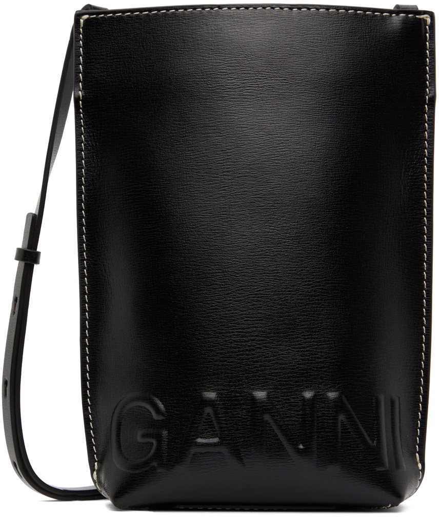 GANNI Black Small Banner Bag GANNI