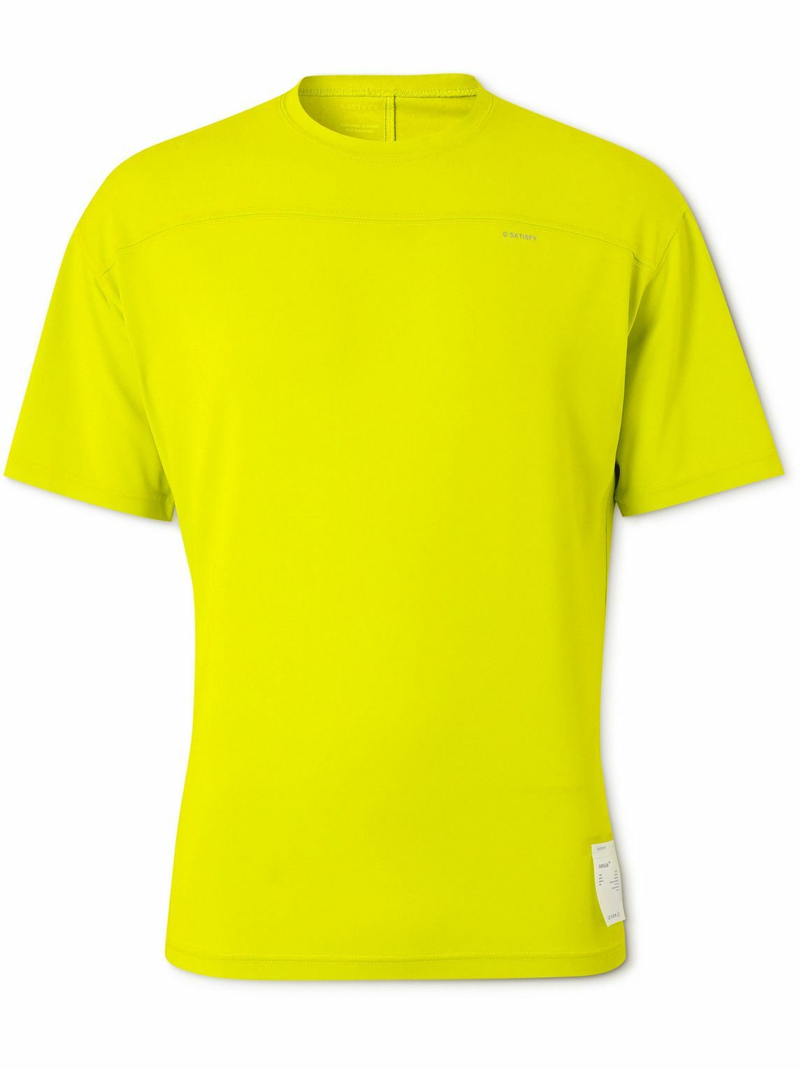 Satisfy - AstraLite™ Jersey T-Shirt - Yellow Satisfy