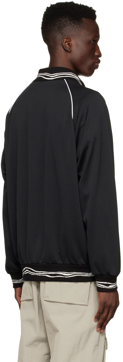 424 Black Polyester Bomber Jacket 424