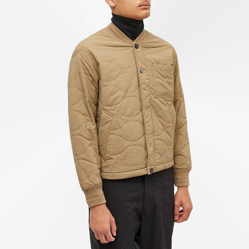 Universal Works Men's Carlton Quilted Jacket in Sand Universal Works