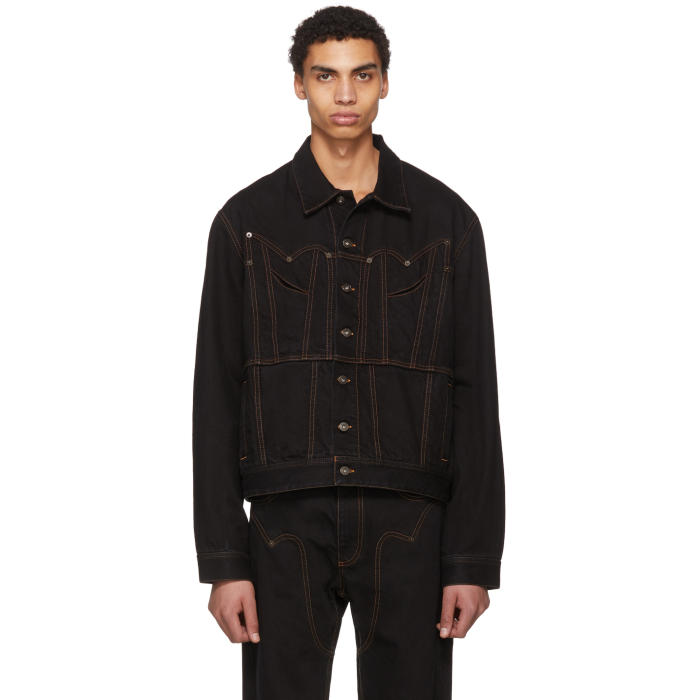 Y-Project Black Western Denim Jacket Y/Project
