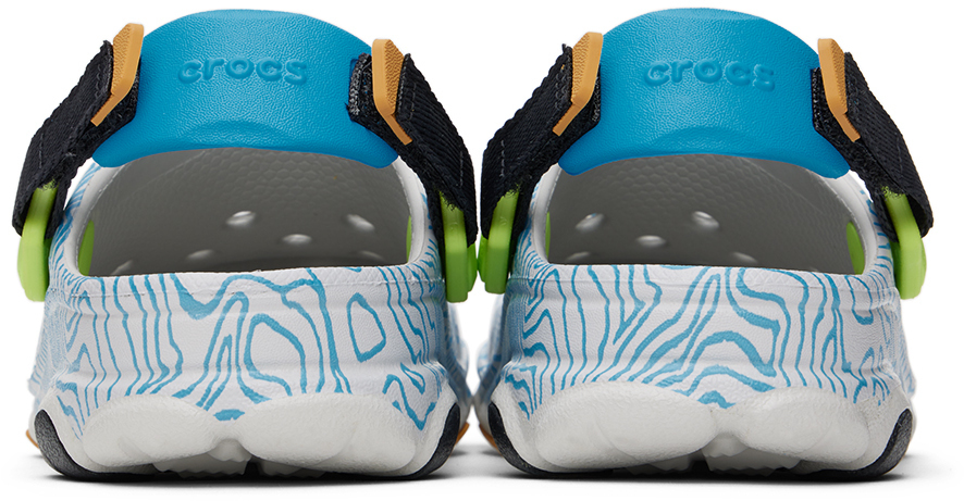 Crocs Baby Gray & Blue All-Terrain Topographic Clogs Crocs