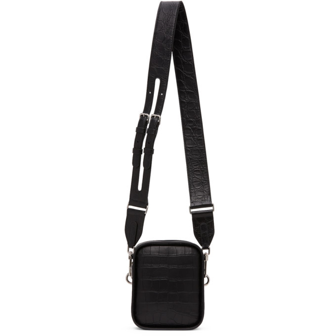 Byredo Black Croc Small Focus Messenger Bag Byredo