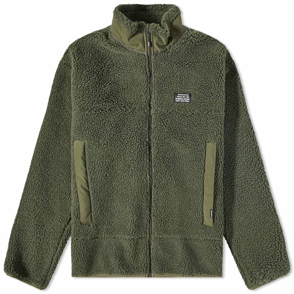 Neighborhood Men's Fleece Jacket in Olive Drab Neighborhood