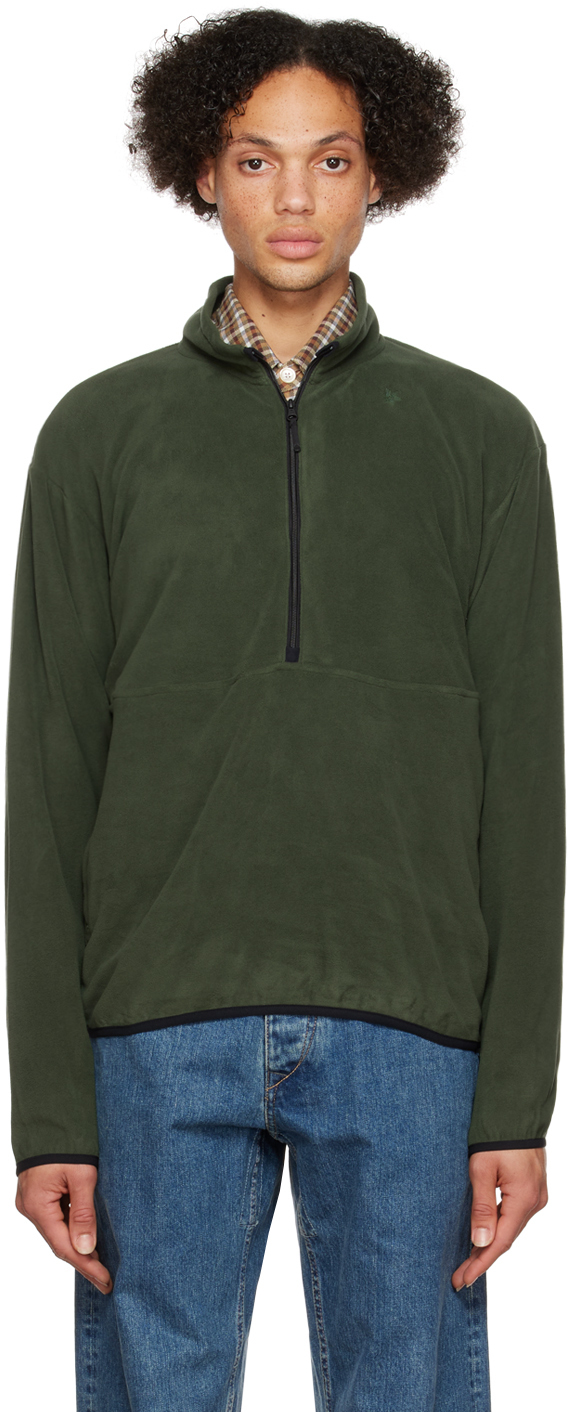 Goldwin Green Micro Sweater Goldwin