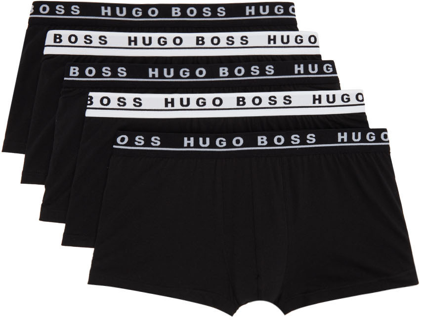 Boss Five-Pack Logo Boxer Briefs BOSS