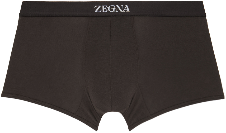 ZEGNA Brown Trunk Boxers Zegna