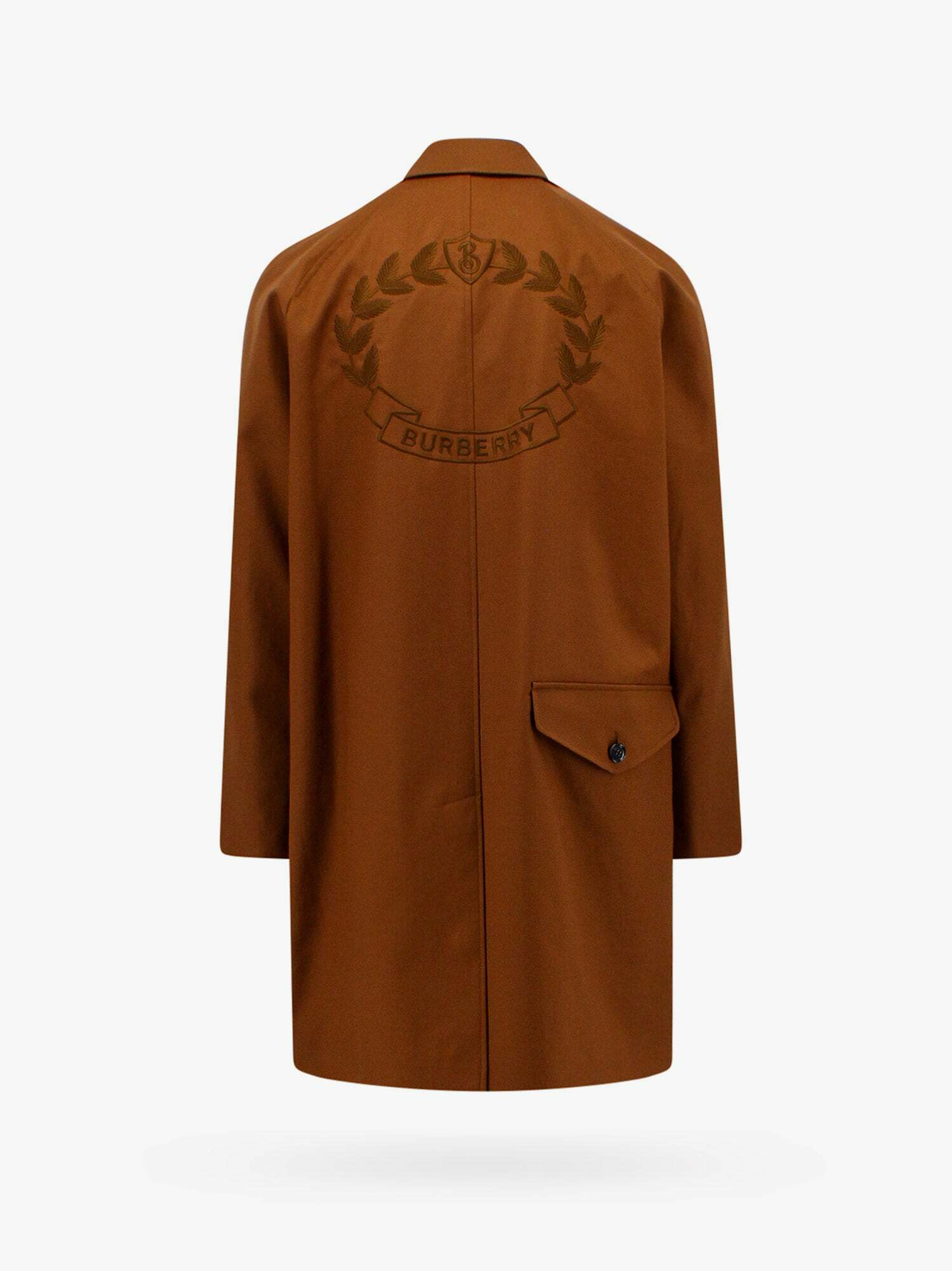 Burberry Coat Brown Mens Burberry