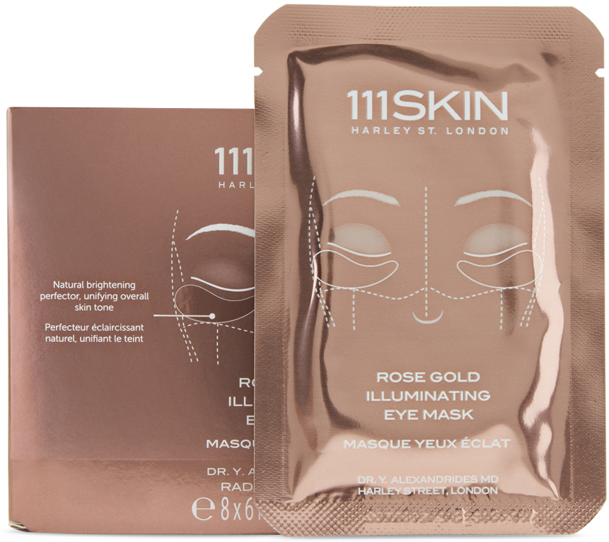 111 Skin Eight-Pack Rose Gold Illuminating Eye Masks, 6 mL 111SKIN