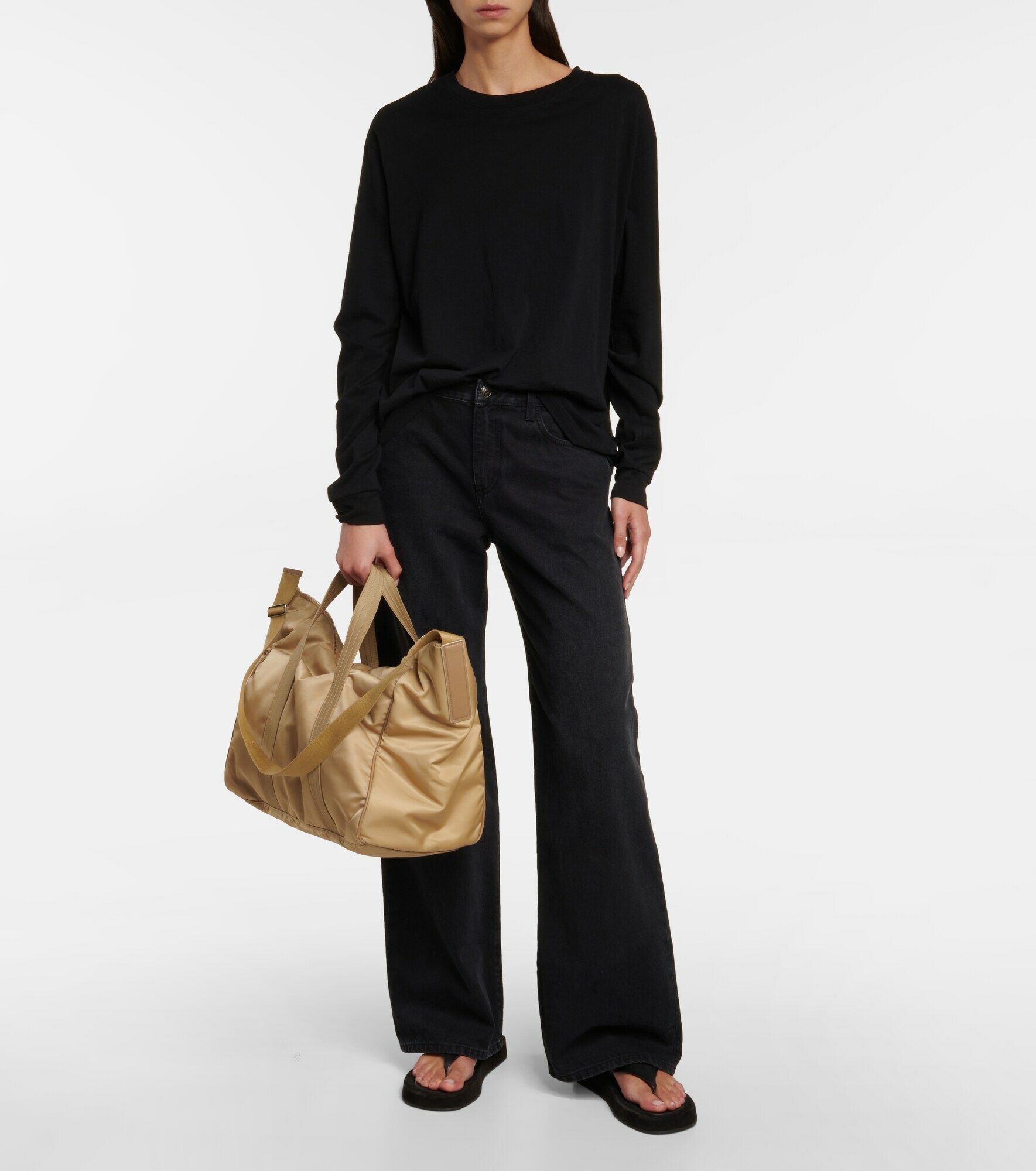 The Row - Logan nylon shoulder bag The Row