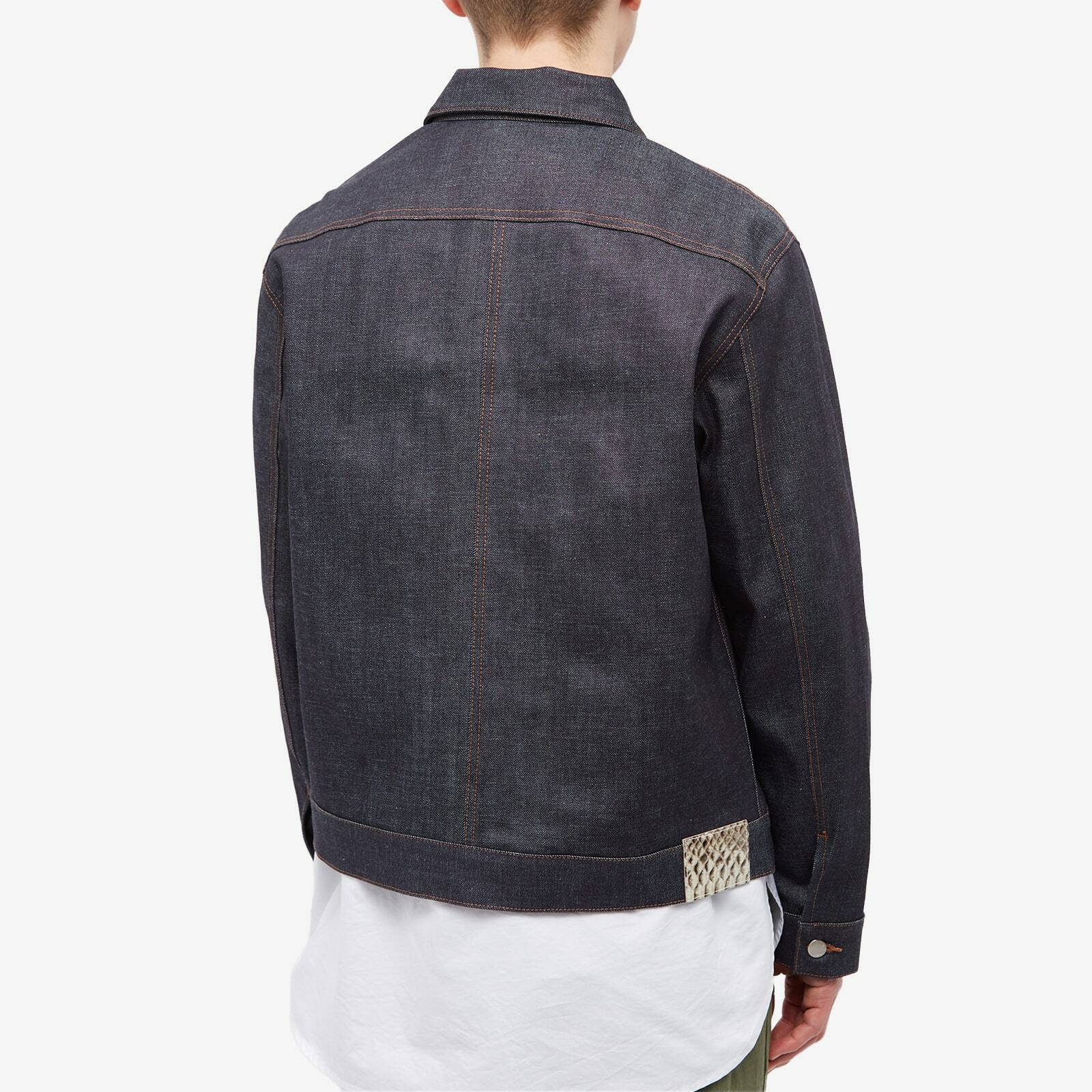 Uniform Experiment Men's Trucker Jacket in Indigo Uniform Experiment