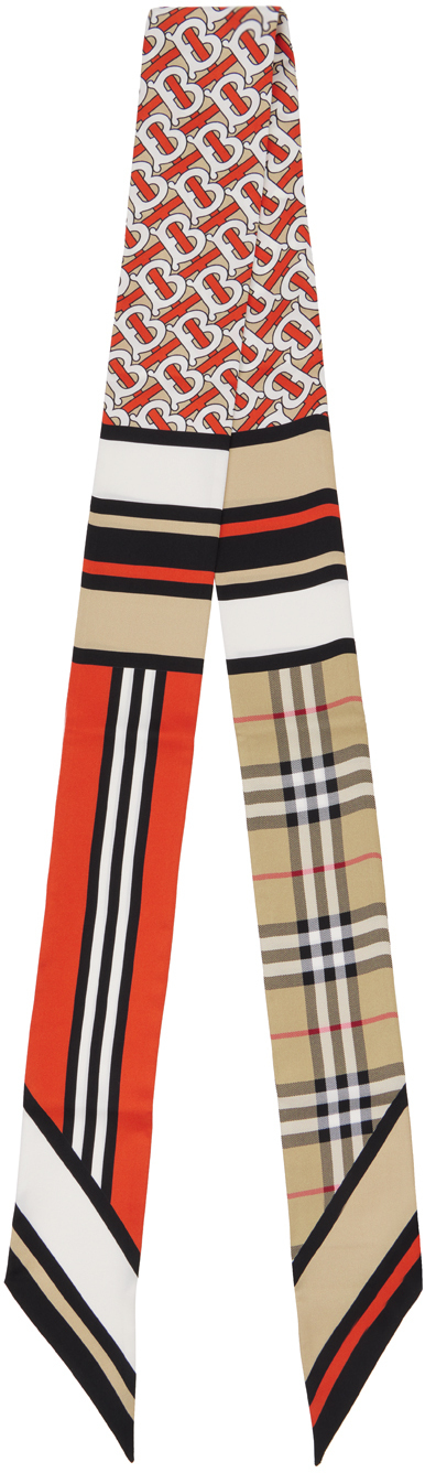 Burberry Multicolor Montage Scarf Burberry