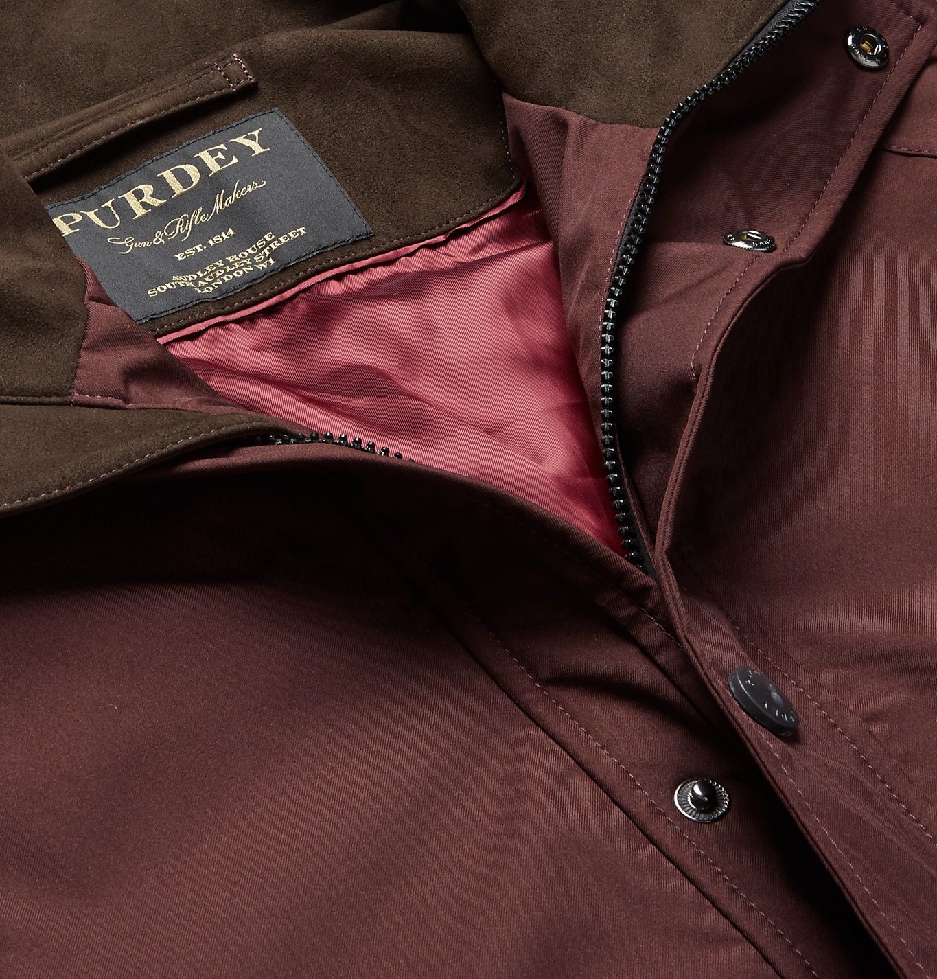 Purdey - Shell Hooded Jacket - Brown Purdey