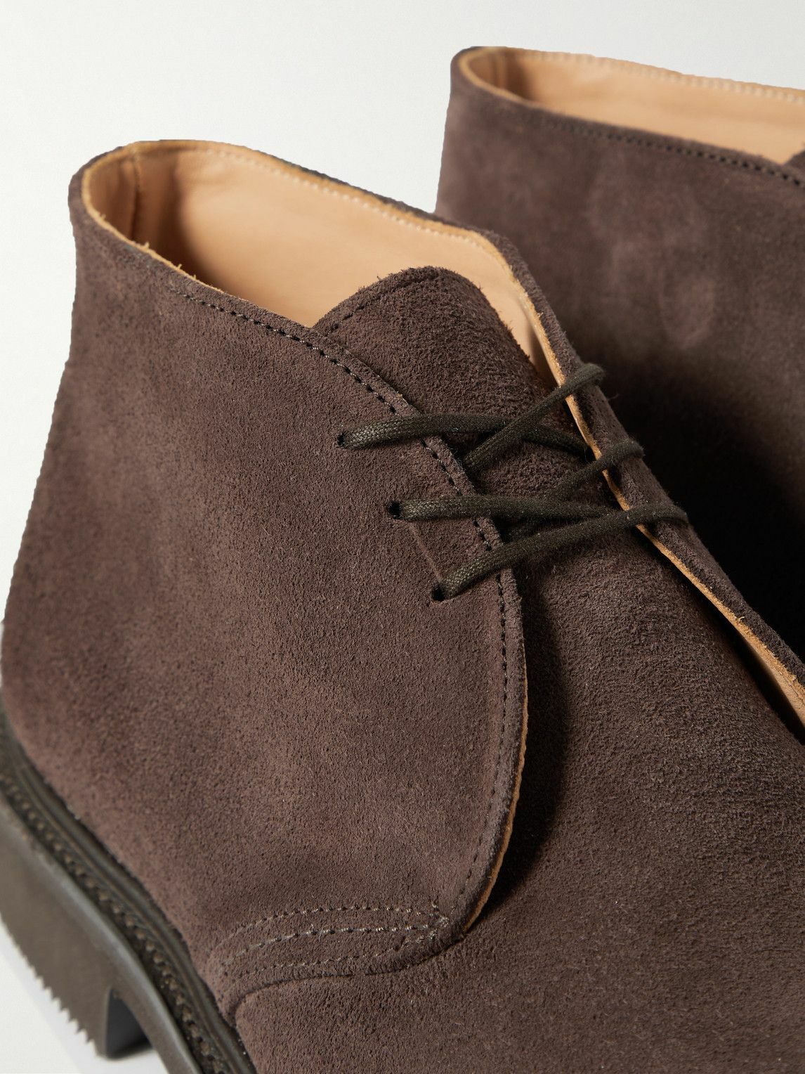 Tricker's - Aldo Repello Suede Chukka Boots - Brown Tricker's