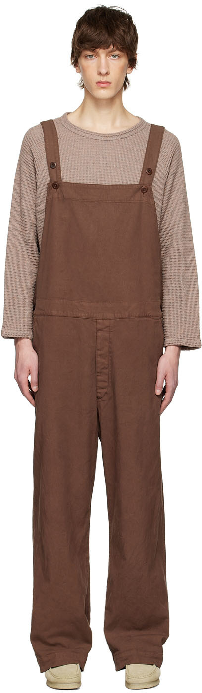 ts(s) Brown Rayon Overalls