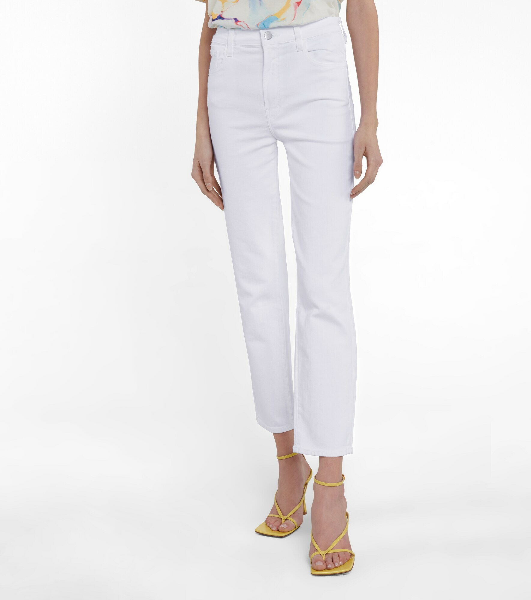 J Brand - Alma high-rise straight jeans J Brand