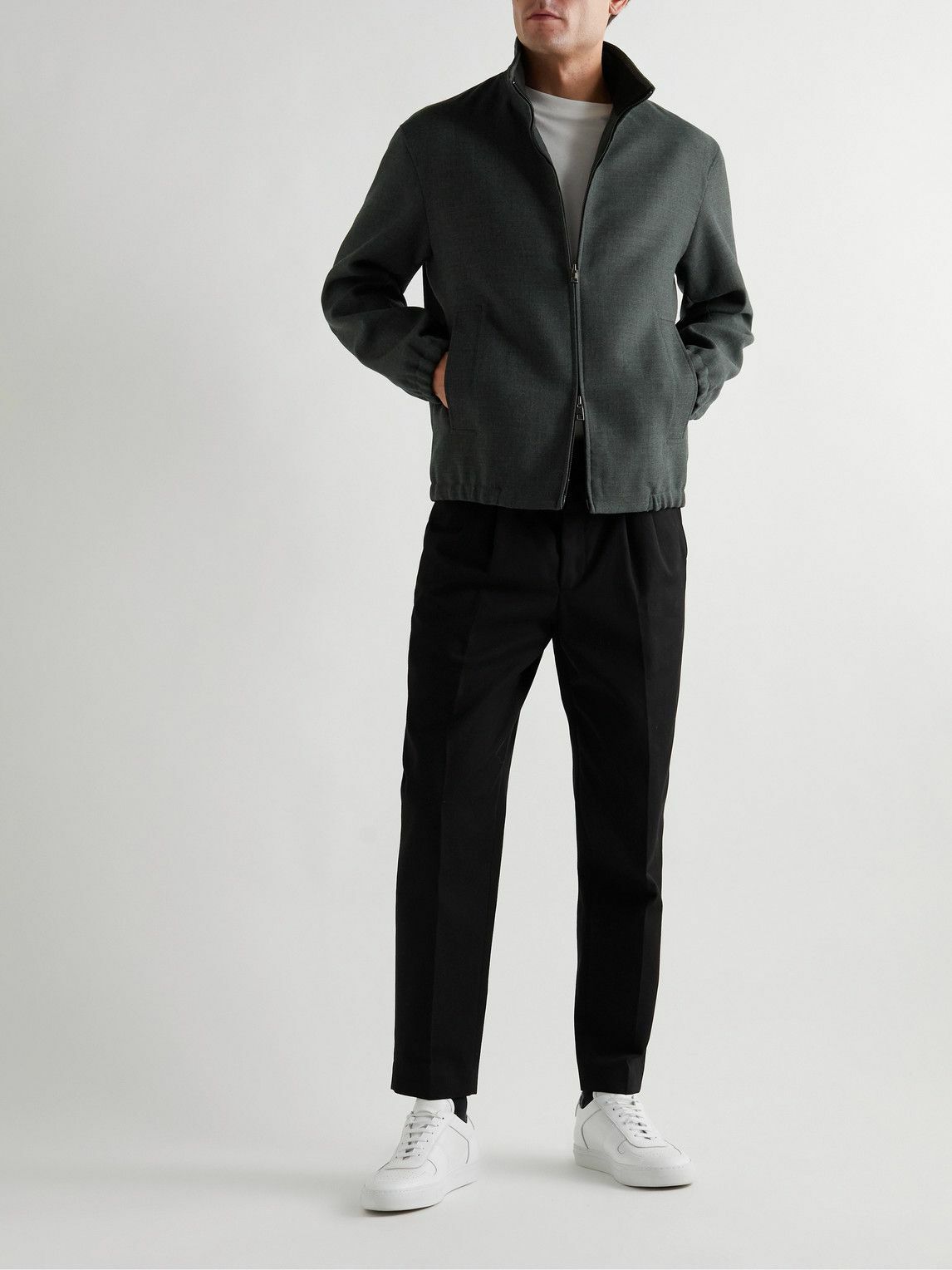 Theory - Junior Wool-Blend Twill Jacket - Black Theory