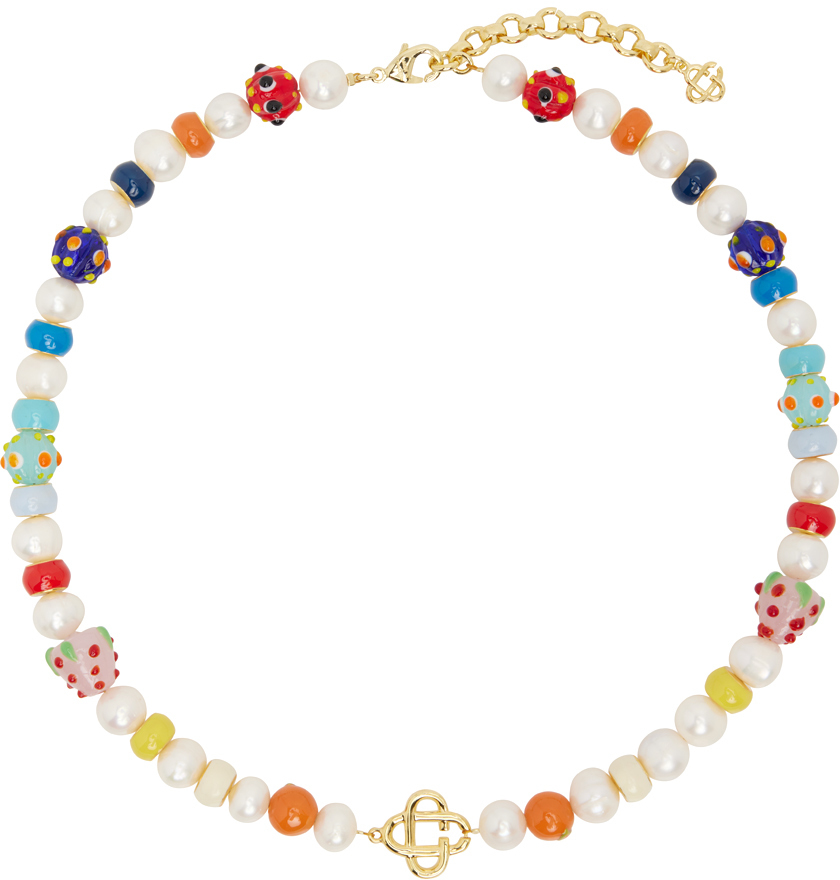 Casablanca Multicolor Beaded Necklace Casablanca