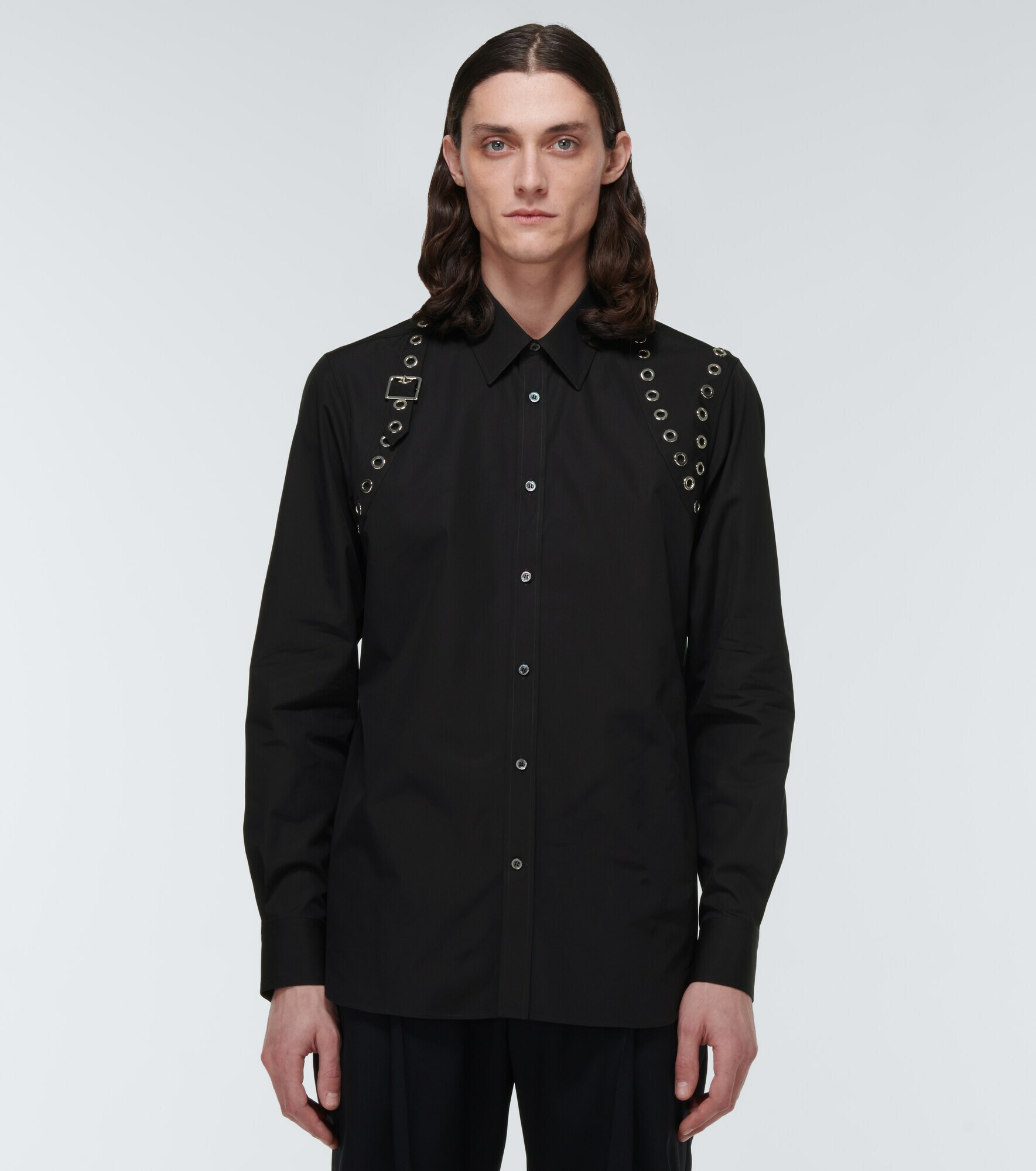 Alexander McQueen - Harness poplin shirt Alexander McQueen