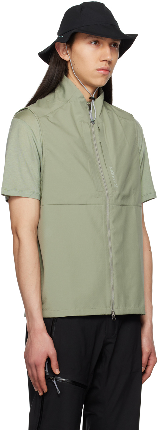 Houdini Green Pace Hybrid Vest Houdini