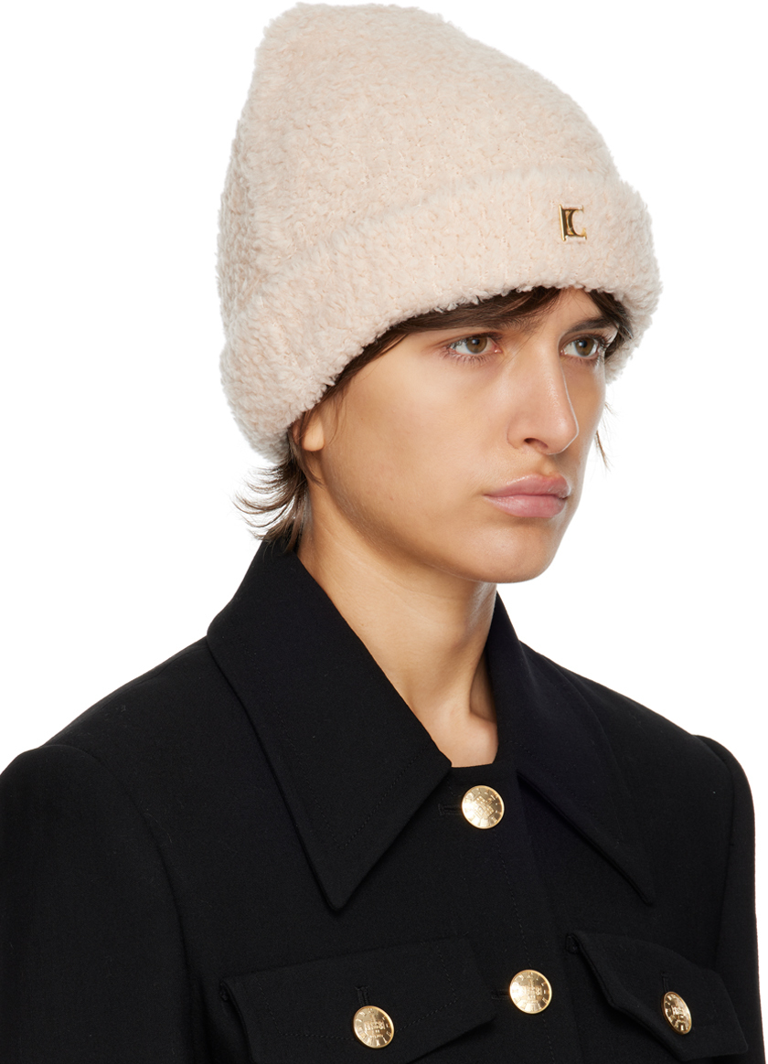 LOW CLASSIC Off-White Fluffy Beanie Low Classic