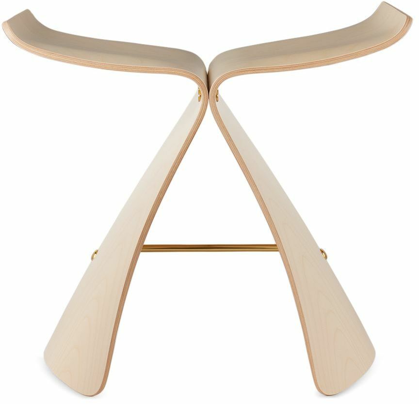 Vitra Beige Butterfly Stool Vitra