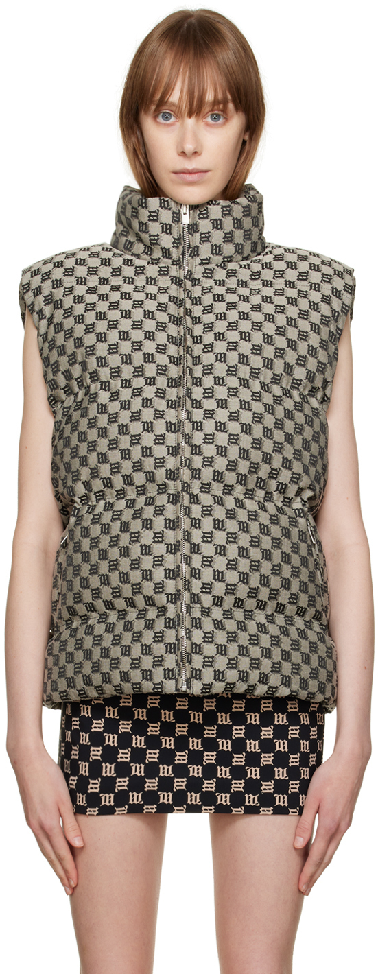 MISBHV Beige Monogram Vest MISBHV