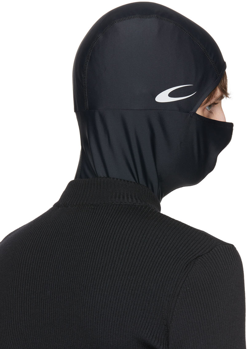 Marine Serre Black Reflective Print Balaclava Marine Serre