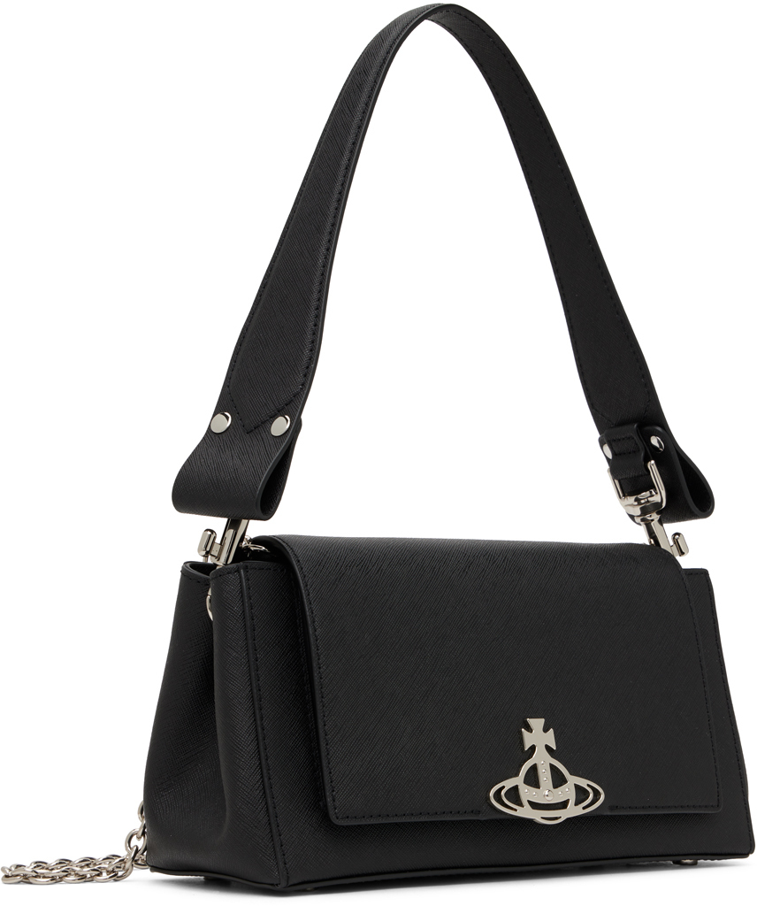 Vivienne Westwood Black Medium Hazel Messenger Bag Vivienne Westwood