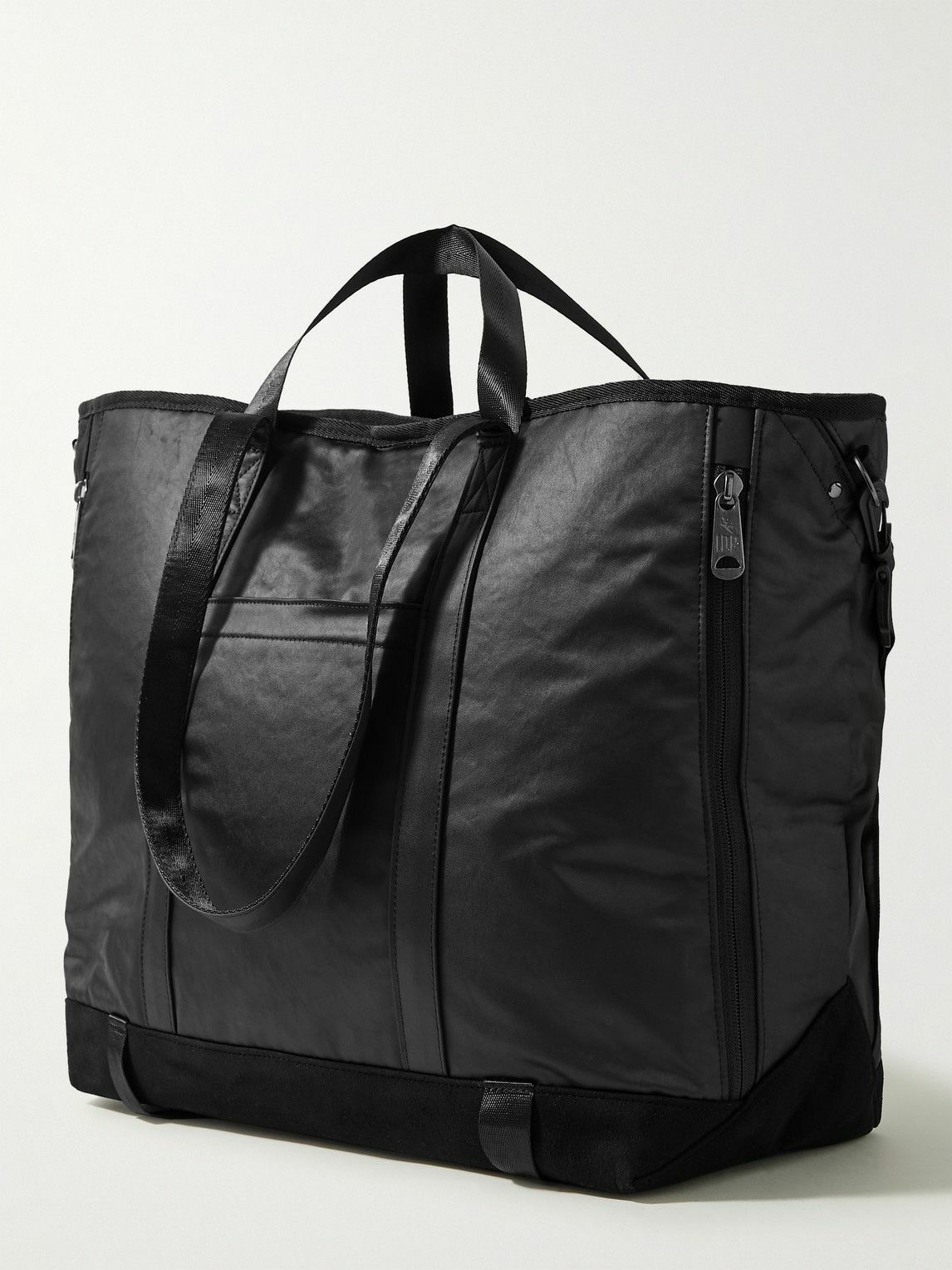 Indispensable - Suede-Trimmed Shell Tote Bag Indispensable