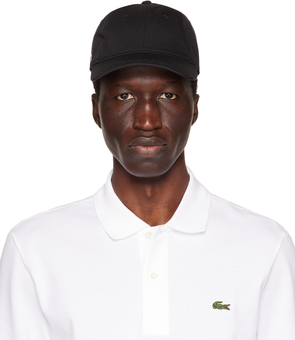Lacoste Black Organic Cotton Cap Lacoste
