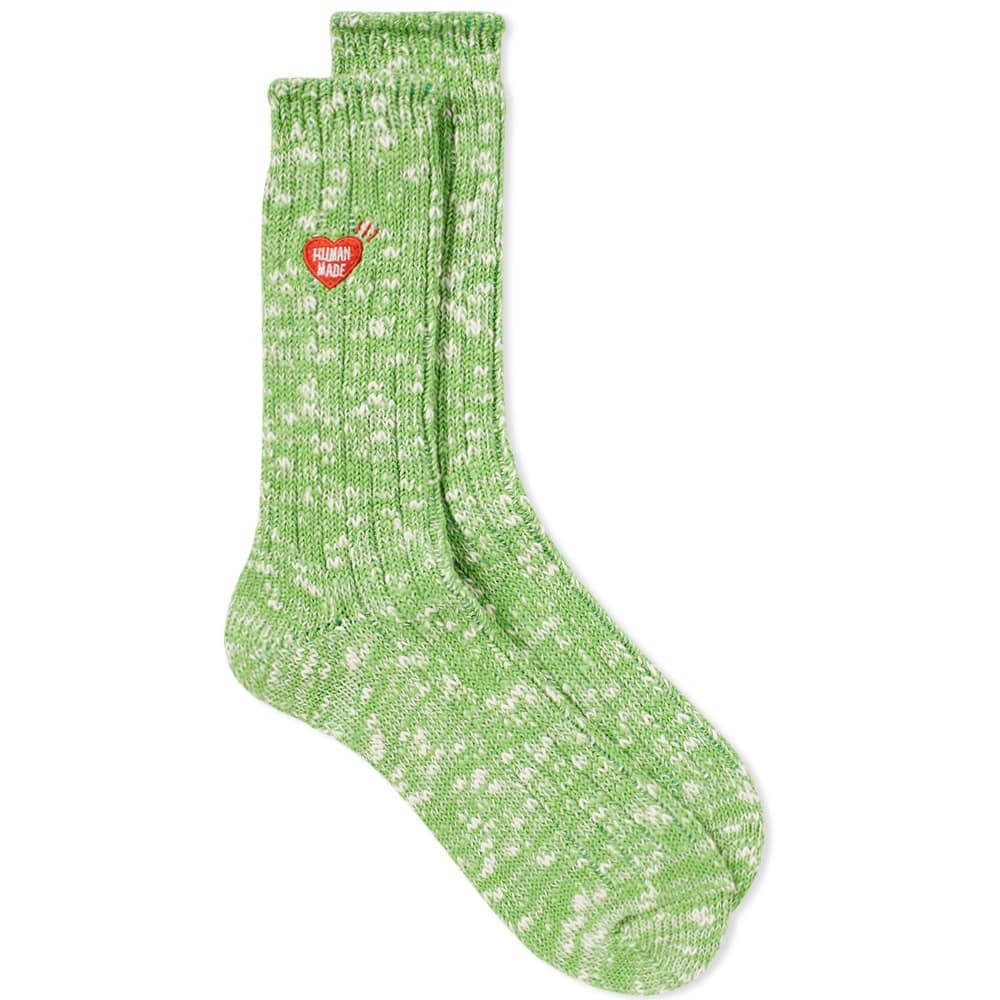 Human Made Rib Sock Green Human Made
