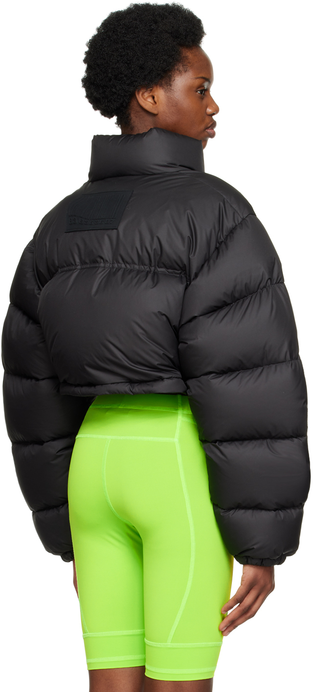 VTMNTS Black Cropped Down Jacket VTMNTS
