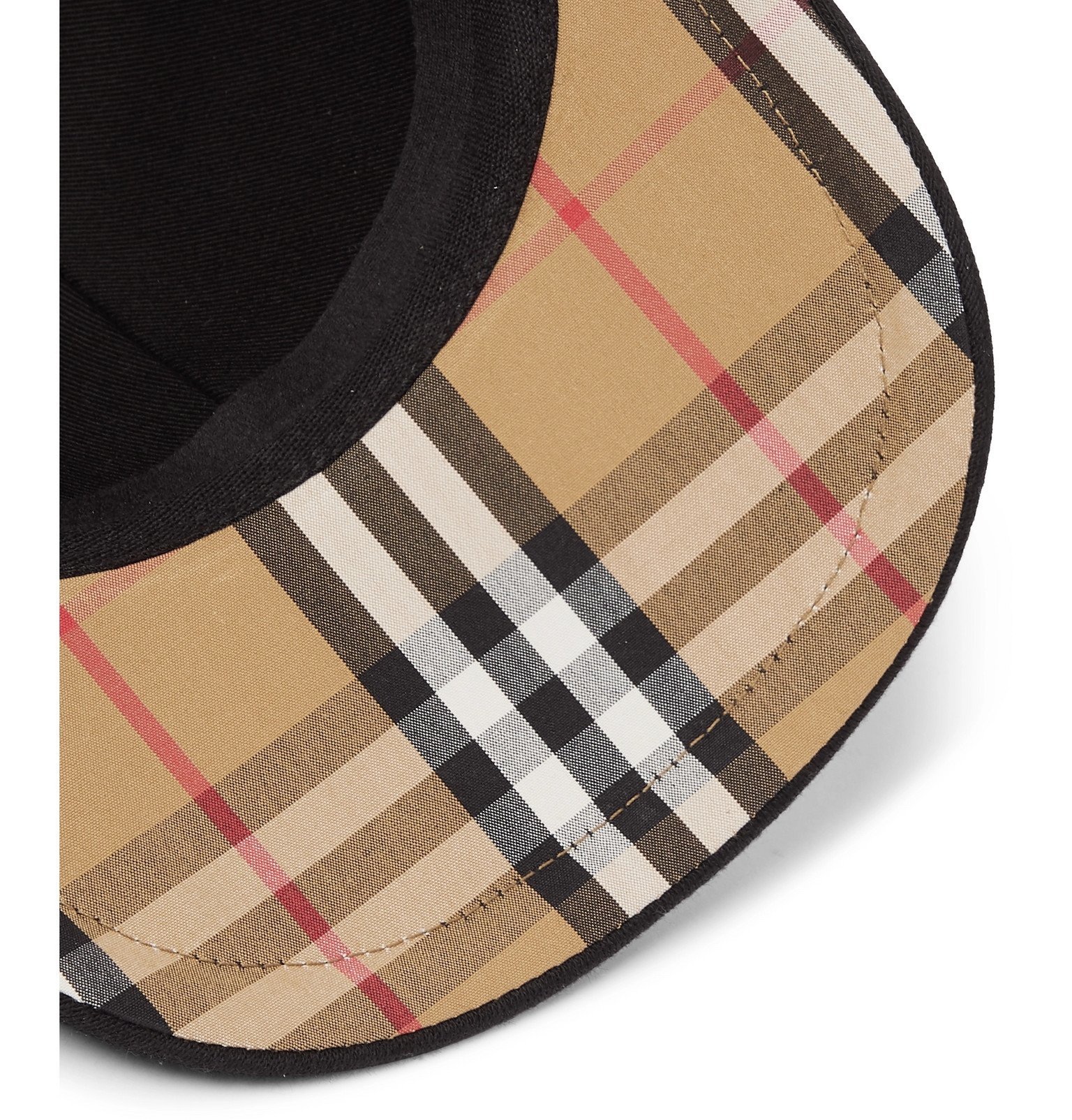 Burberry - Logo-Embroidered Cotton-Twill Baseball Cap - Black Burberry