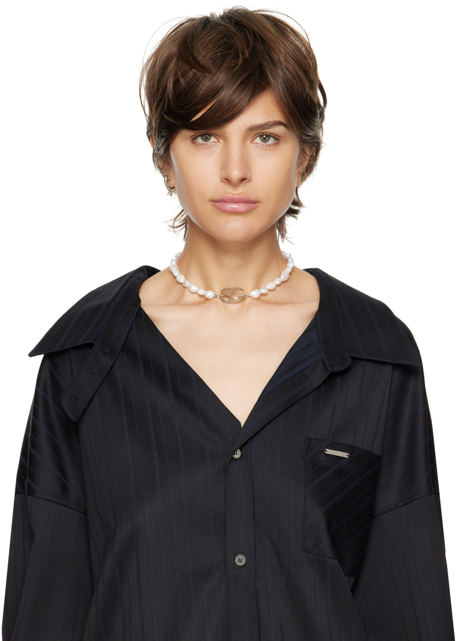 lesugiatelier White Sugi Necklace lesugiatelier