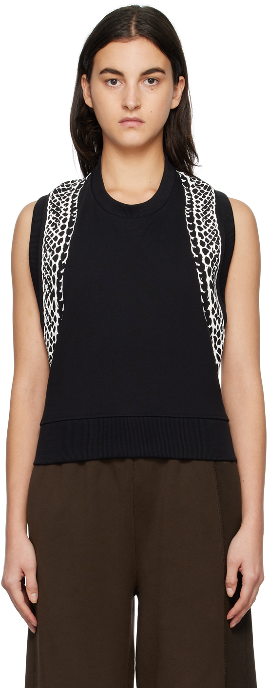 MM6 Maison Margiela Black Snake Vest MM6 Maison Margiela
