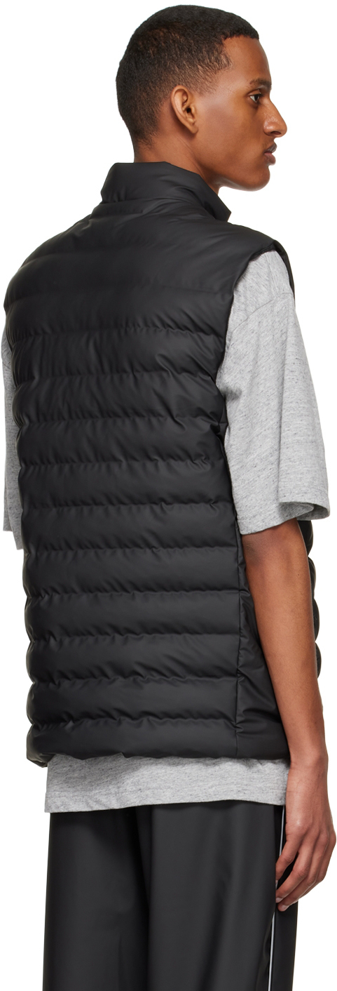 RAINS Black Polyester Vest Rains