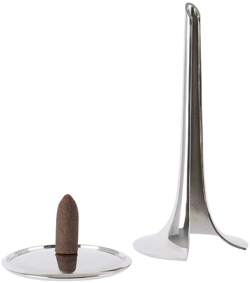 Walden Silver Smoke Incense Burner Walden