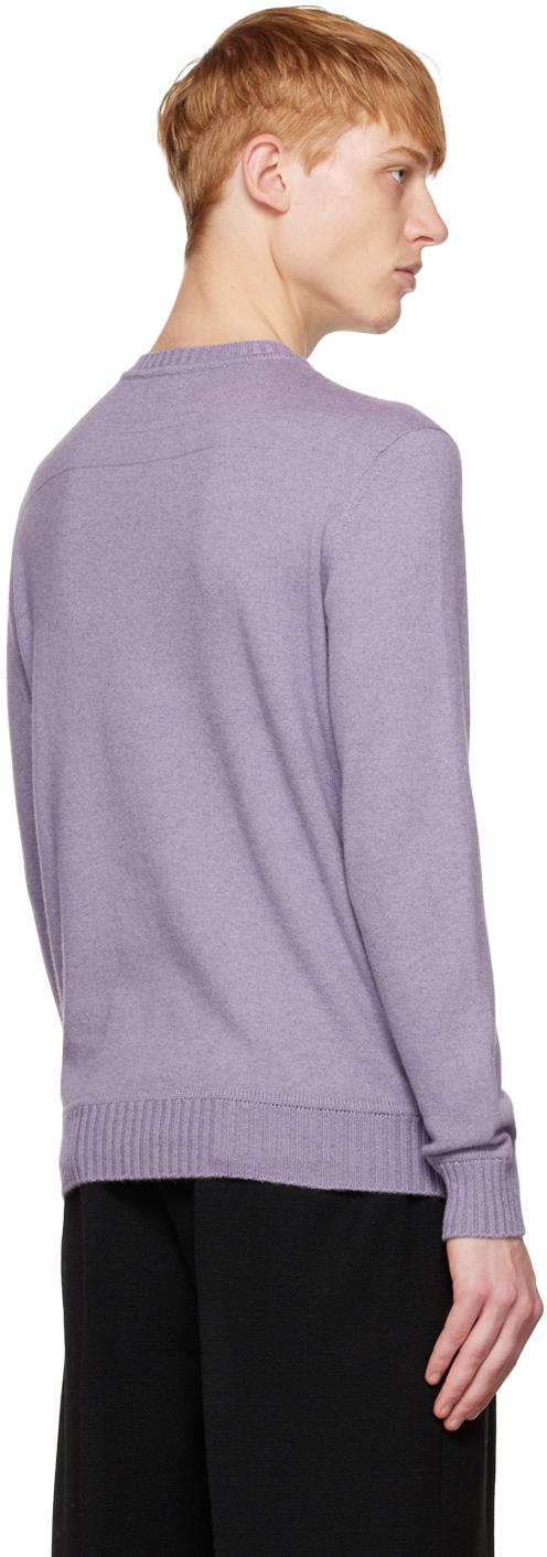 ZEGNA Purple Cashmere Sweater Zegna