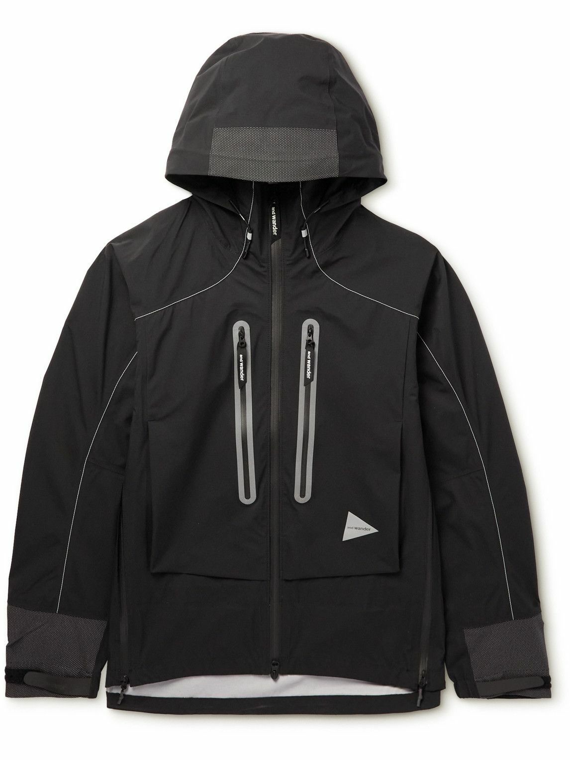 And Wander - Pertex Shield Nylon-Ripstop Hooded Jacket - Black and Wander