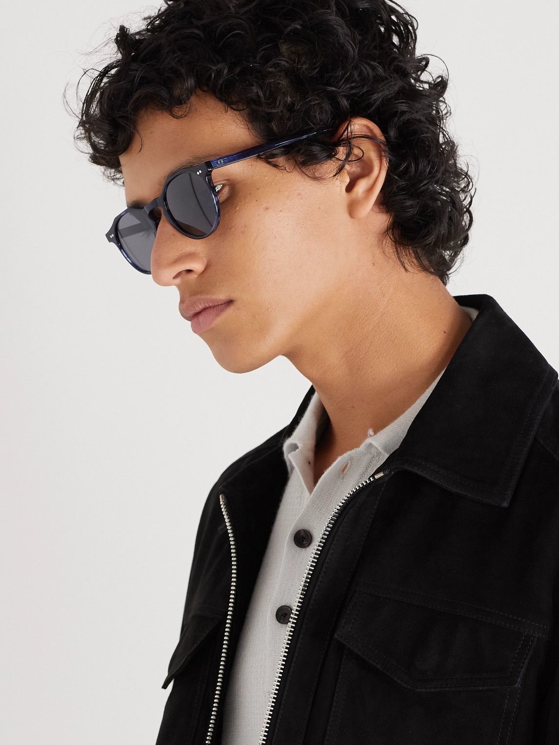 MONC - Kallio Round-Frame Bio-Acetate Sunglasses Moncler