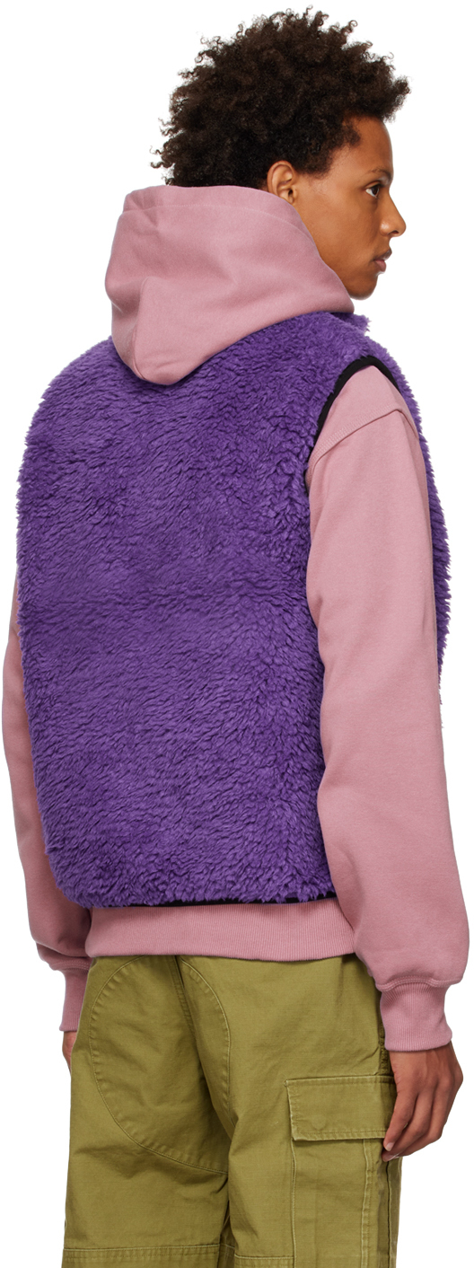 Stüssy Purple Sherpa Vest Stussy
