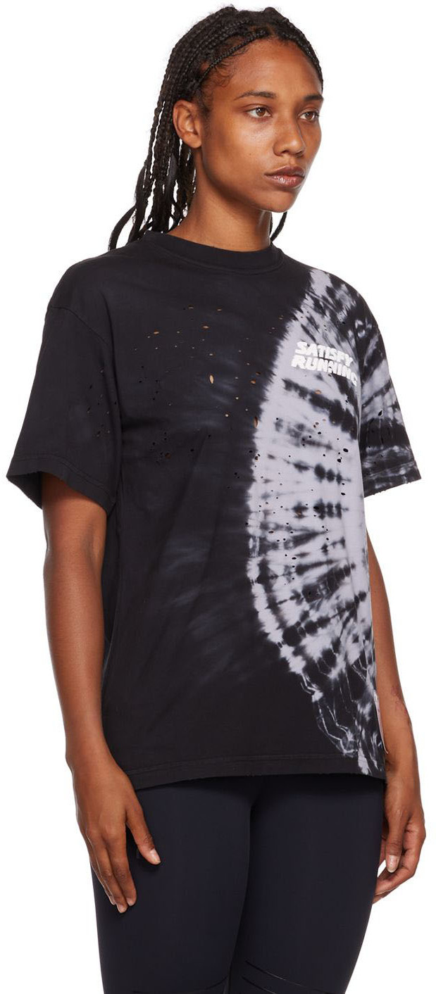 Satisfy Black MothTech T-Shirt Satisfy